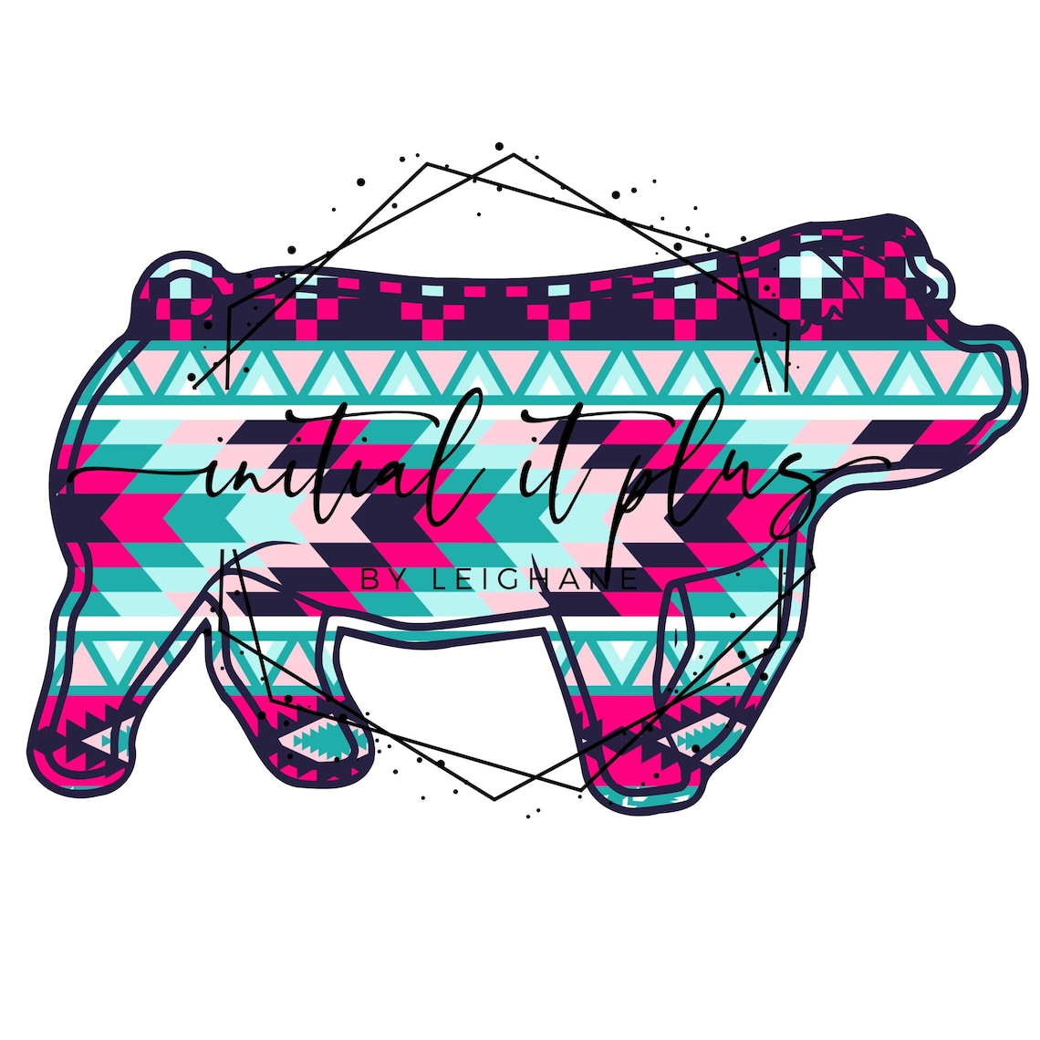 Aztec Duroc Show Pig Digital File, Stock Show Pig, Show Pig PNG, Show ...