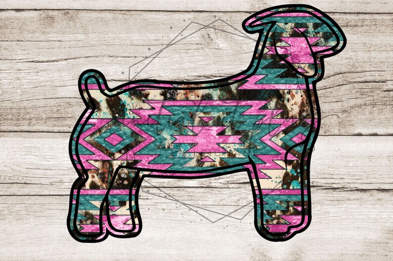 Aztec Show Goat Digital File, Stock Show Goat, Show Goat PNG, Show Life ...