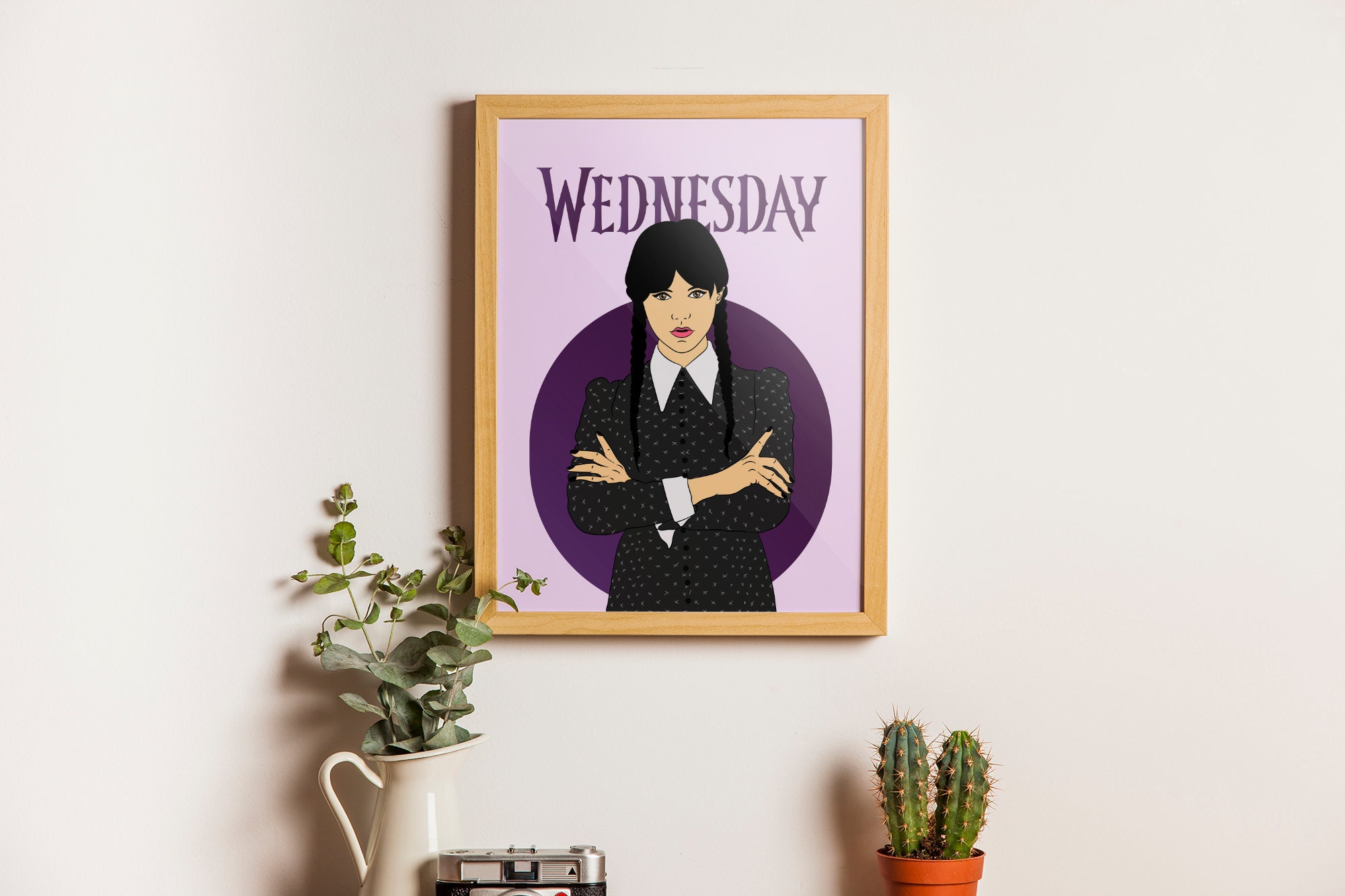 Wednesday Addams Poster Addams Family Wednesday Jenna - Etsy