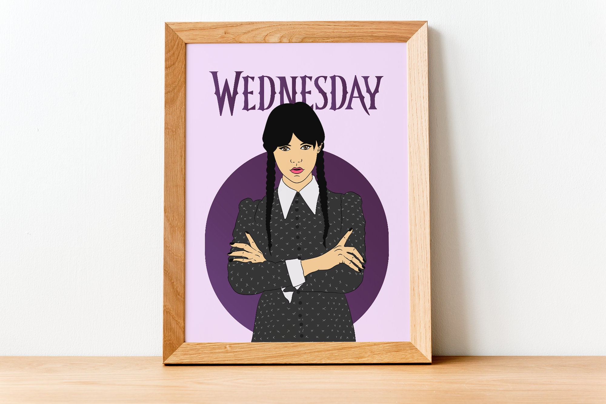 Wednesday Addams Poster Addams Family Wednesday Jenna - Etsy