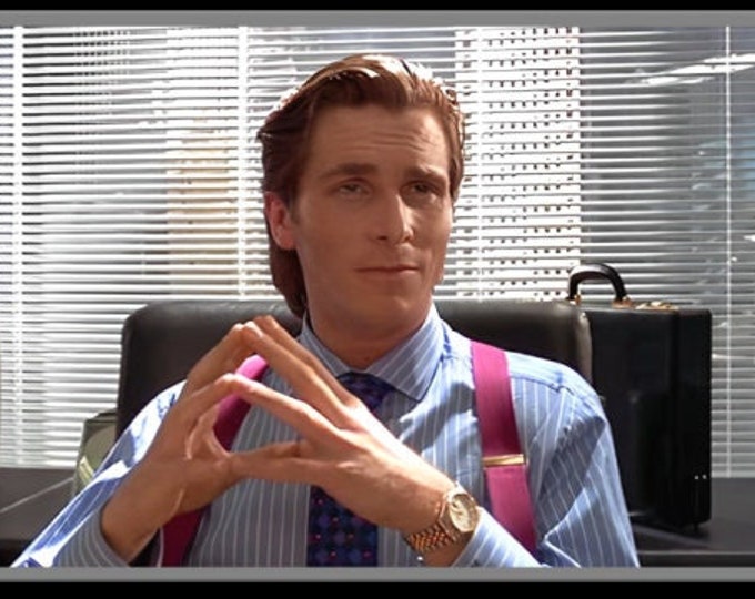 American Psycho Poster Patrick Bateman, Office Image - Etsy