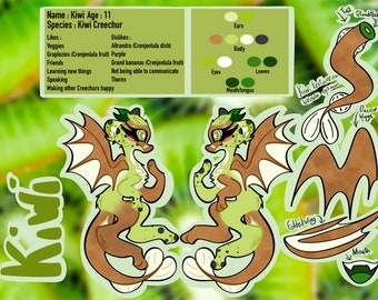 Custom Character Reference Sheet Art Commission - Etsy