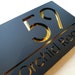 Door Number - Modern Door Number - Etsy