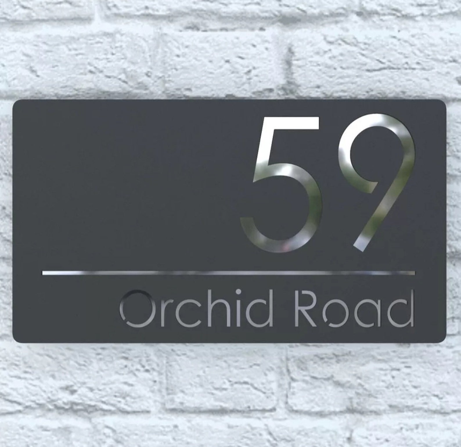 Door Number - Modern Door Number - Etsy