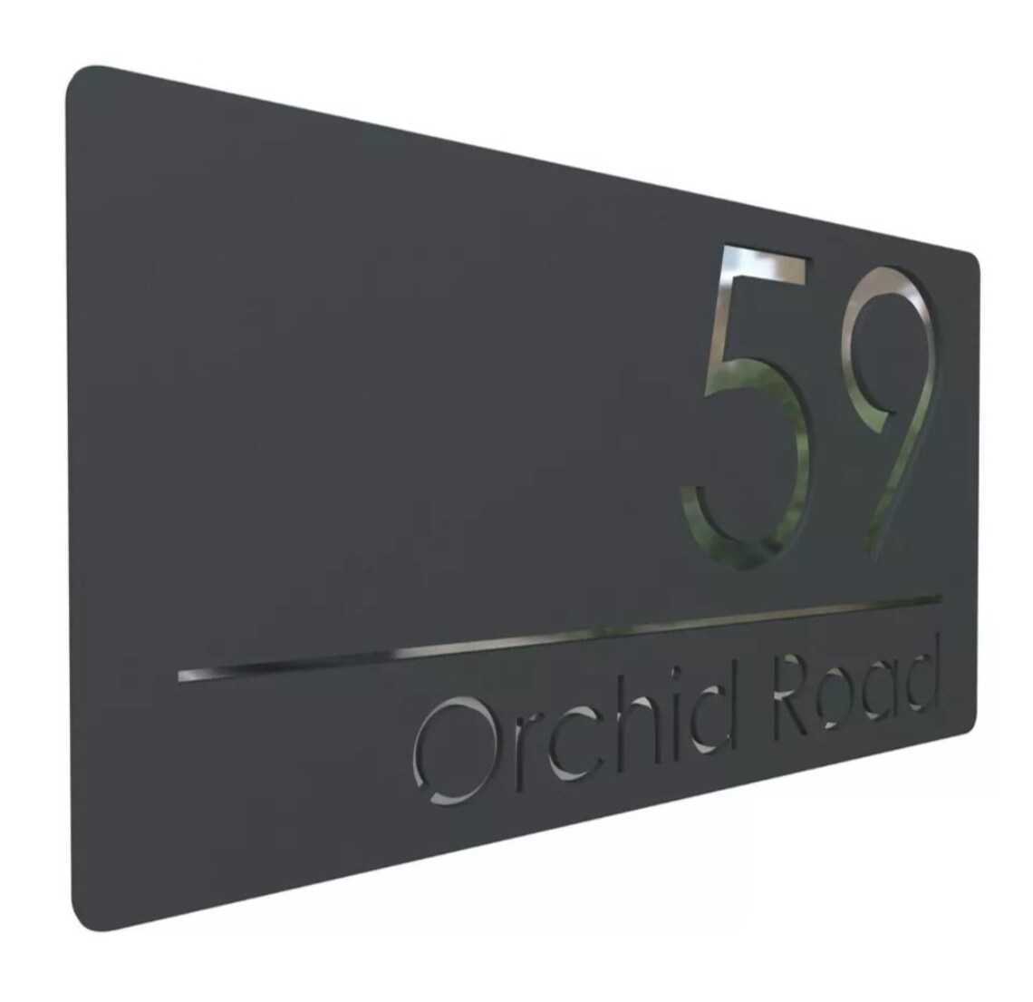 Door Number - Modern Door Number - Etsy