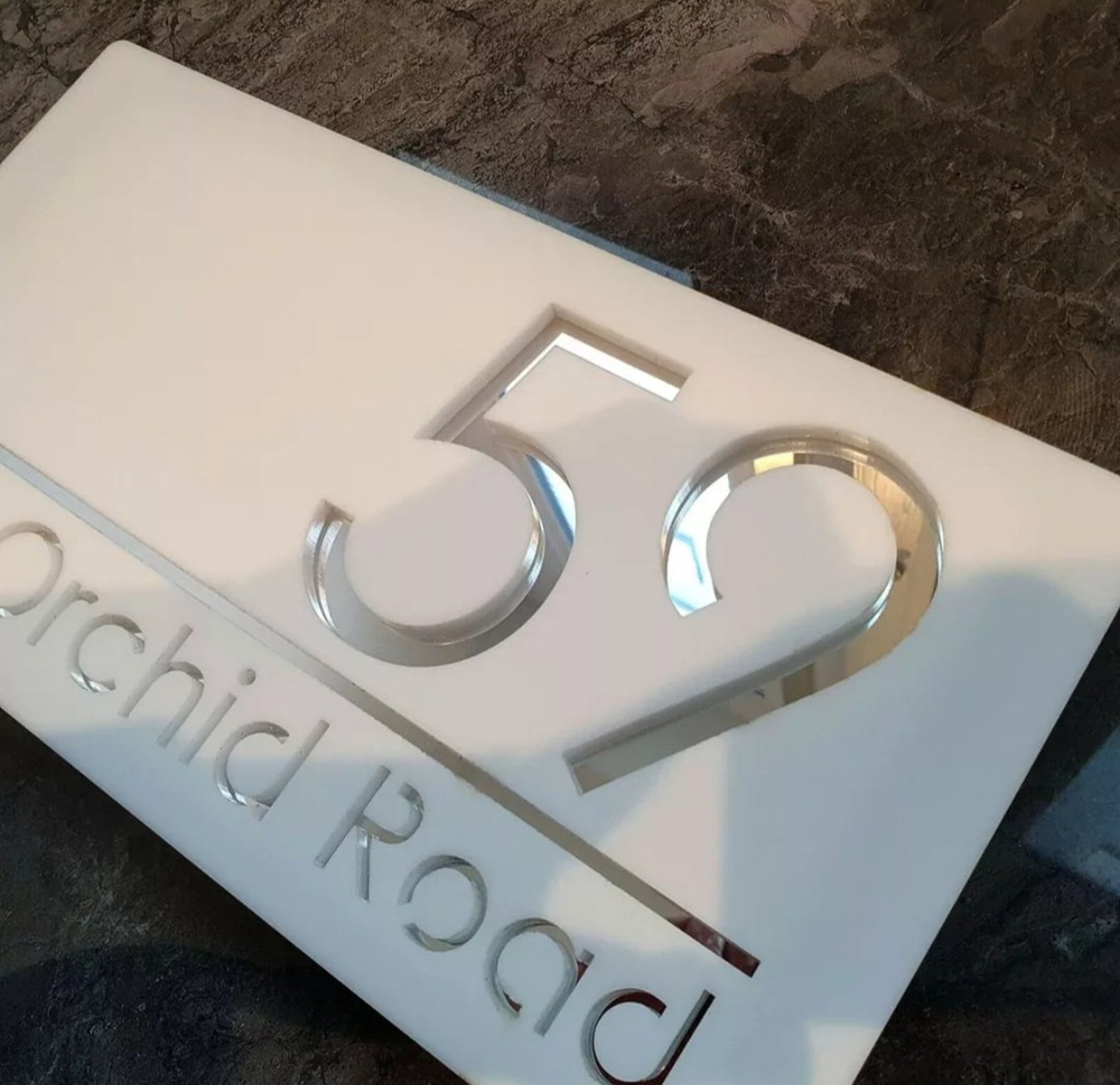 Door Number - Modern Door Number - Etsy