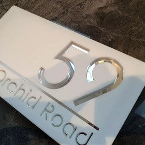 Door Number - Modern Door Number - Etsy