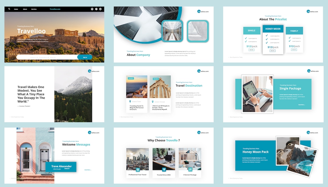 Minimal Modern Powerpoint Presentation Template , Simple Editable ...