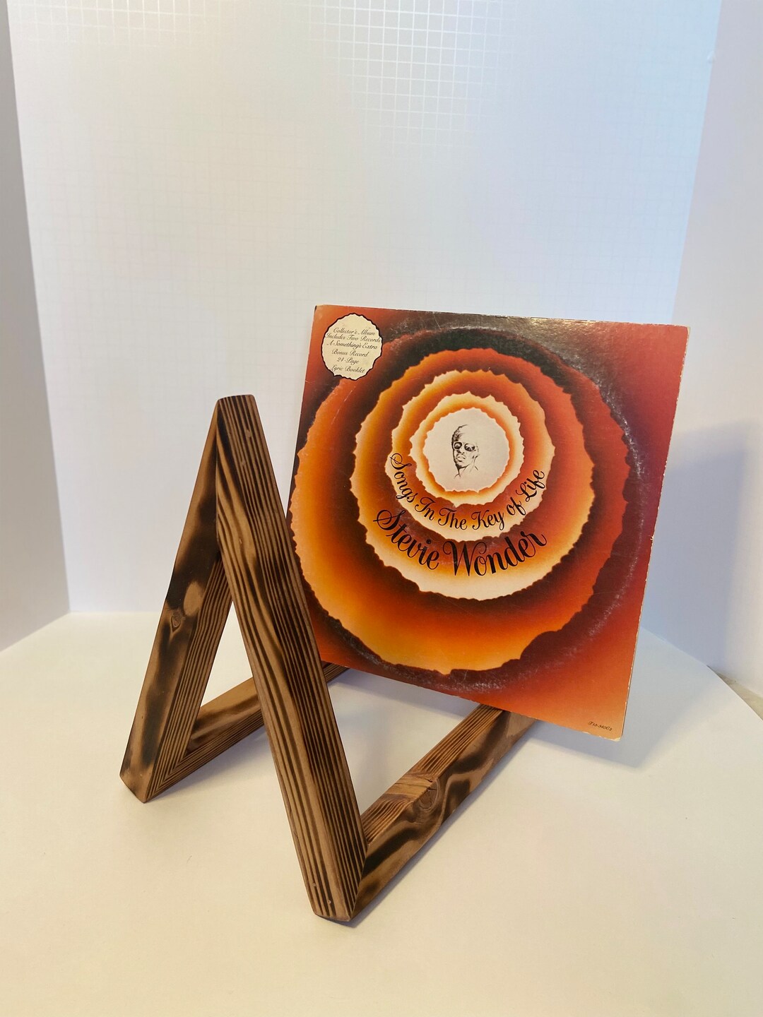 Burn Finish Vinyl Record Storage and Display, Handmade From Reclaimed ...