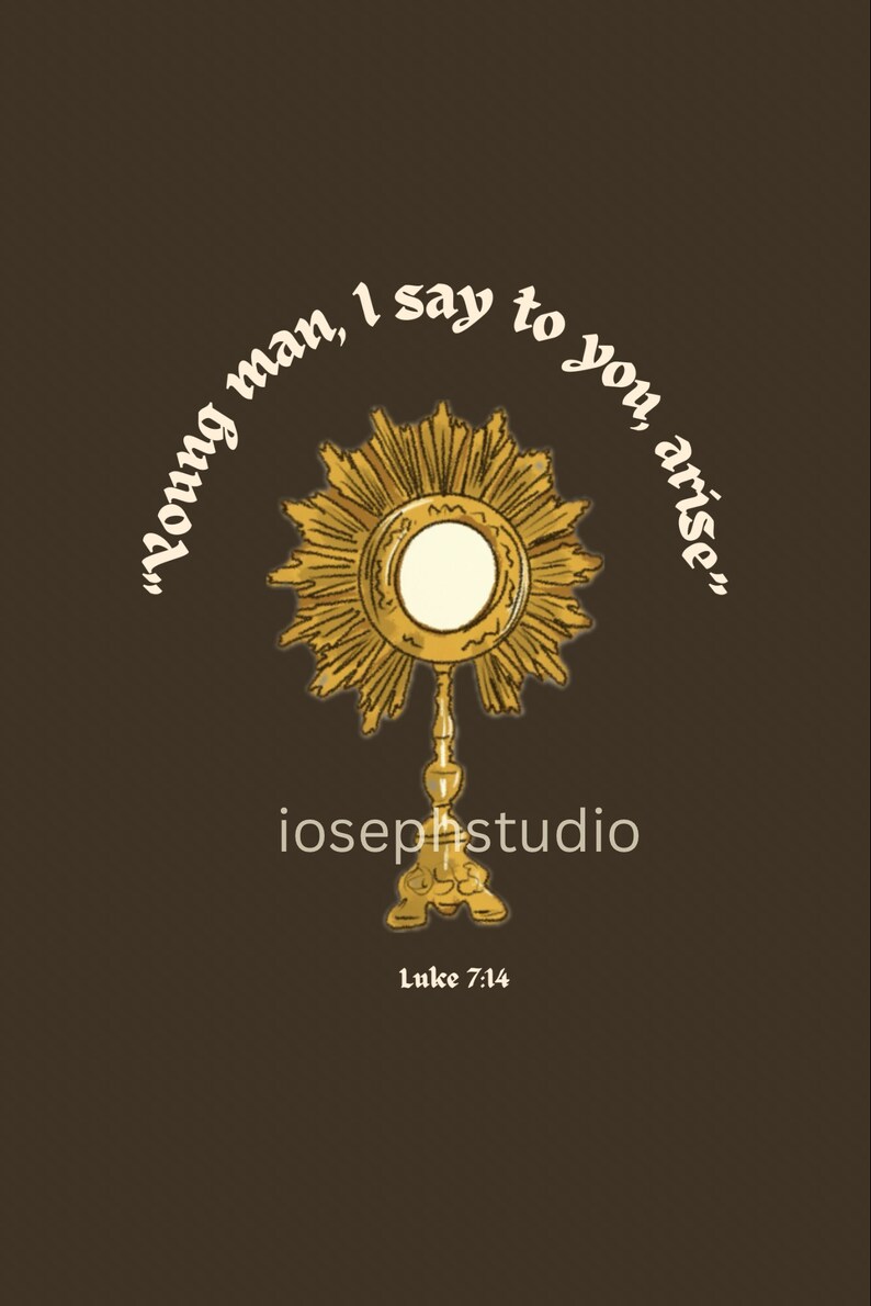 Eucharist Art | Young Man Arise - Etsy
