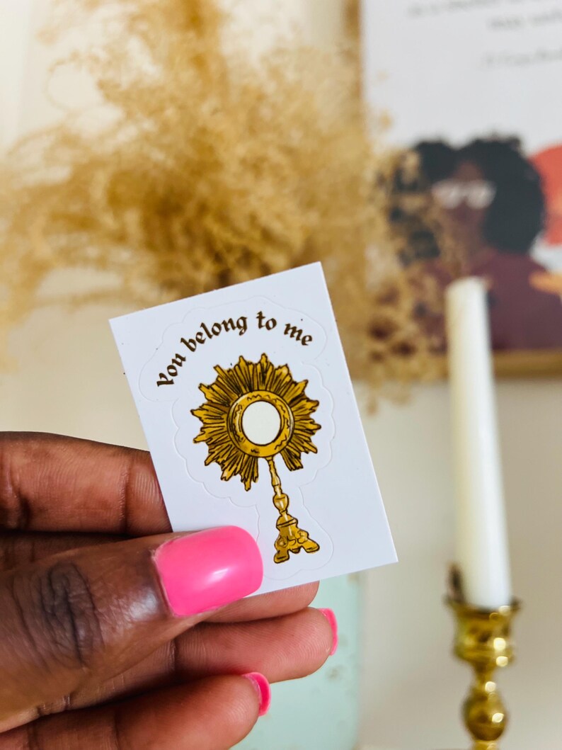 Eucharistic Adoration Sticker - Etsy