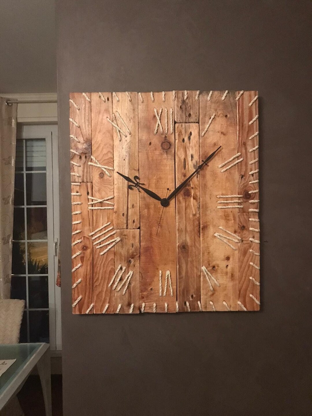 Big Wood Wall Clock - Etsy