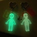 Alien Keychains Charm Glow in the Dark - Etsy