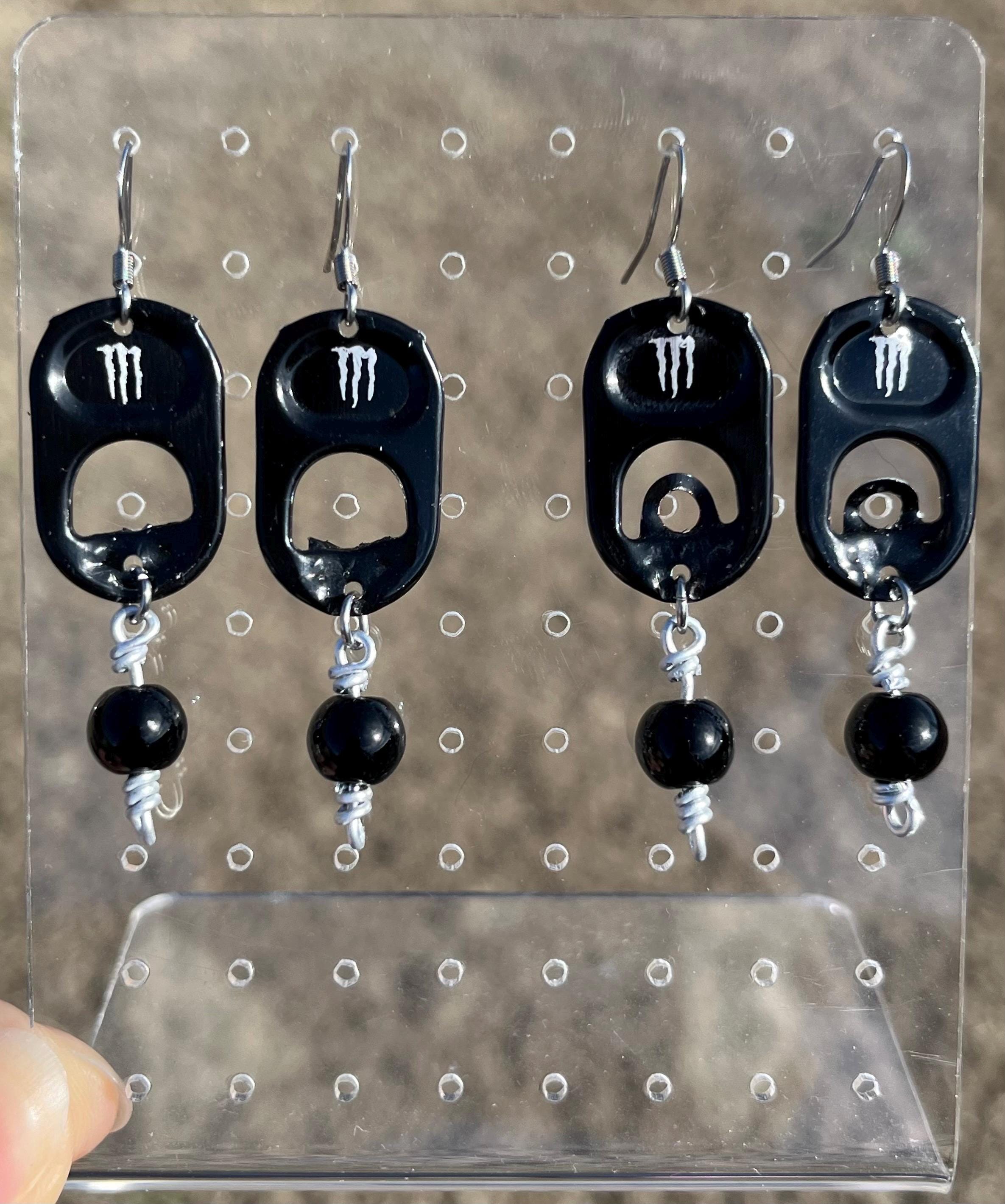 Can Tab Earrings | Pop | Soda | Silver | Up-cycled | Hypoallergenic - Etsy