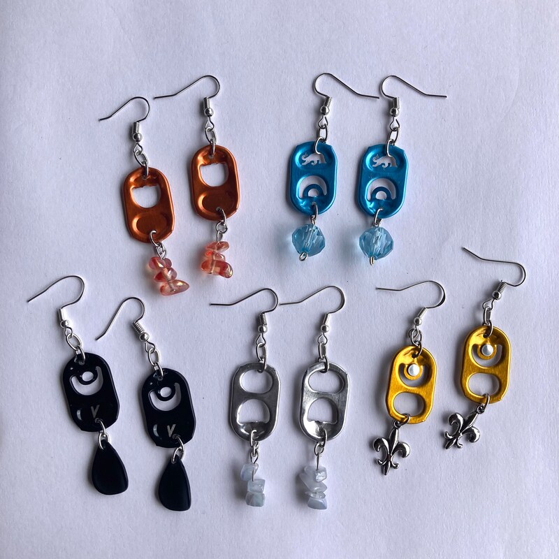 Pop Tab Earrings - Etsy