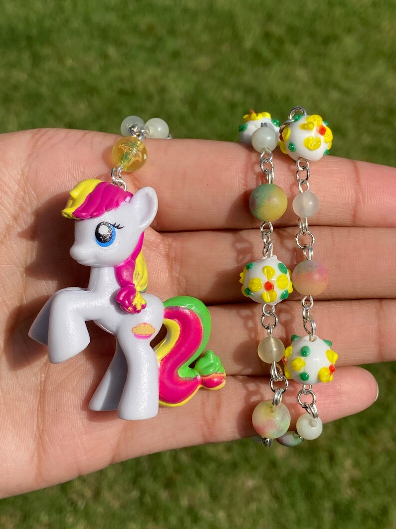 Pony Beaded Necklace My Little Pony MLP Pendant Toys - Etsy