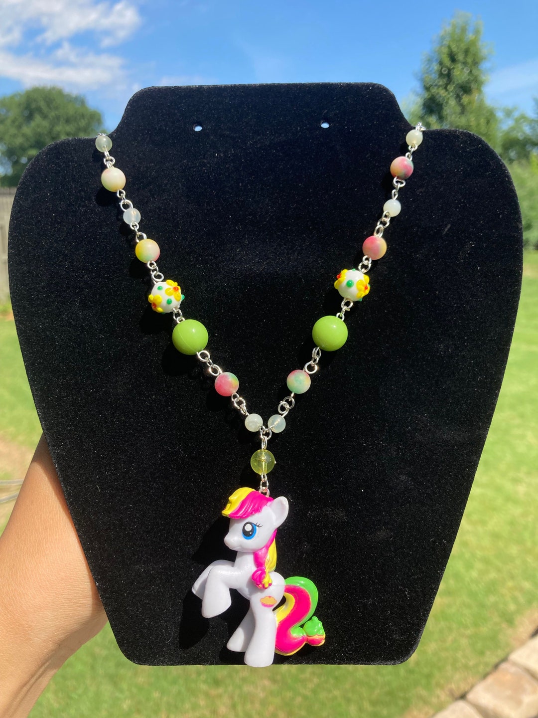 Pony Beaded Necklace My Little Pony MLP Pendant Toys - Etsy