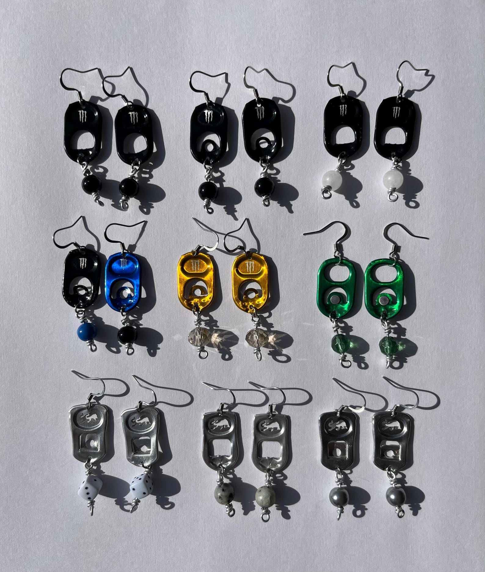 Can Tab Earrings | Pop | Soda | Silver | Up-cycled | Hypoallergenic - Etsy