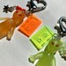 Alien Keychains Charm Glow in the Dark - Etsy