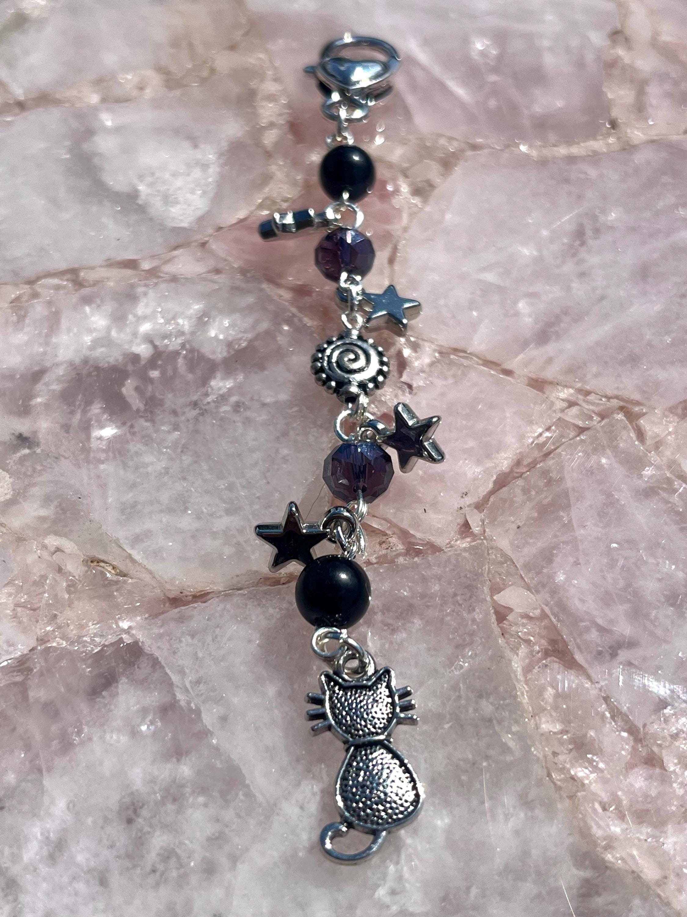 Cat Charm Keychain Coraline Halloween Horror Bag Charm - Etsy