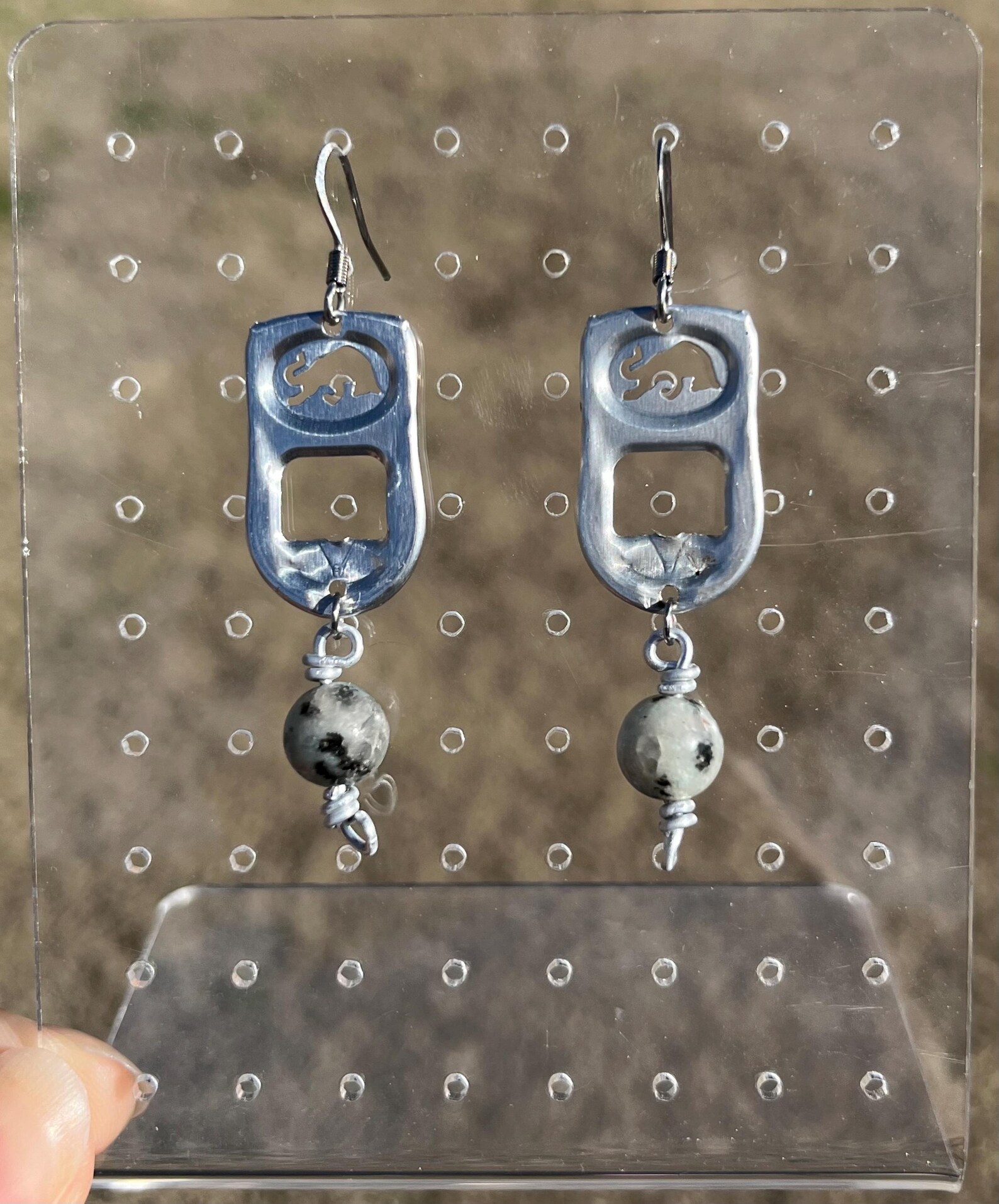 Can Tab Earrings | Pop | Soda | Silver | Up-cycled | Hypoallergenic - Etsy