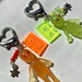 Alien Keychains Charm Glow in the Dark - Etsy