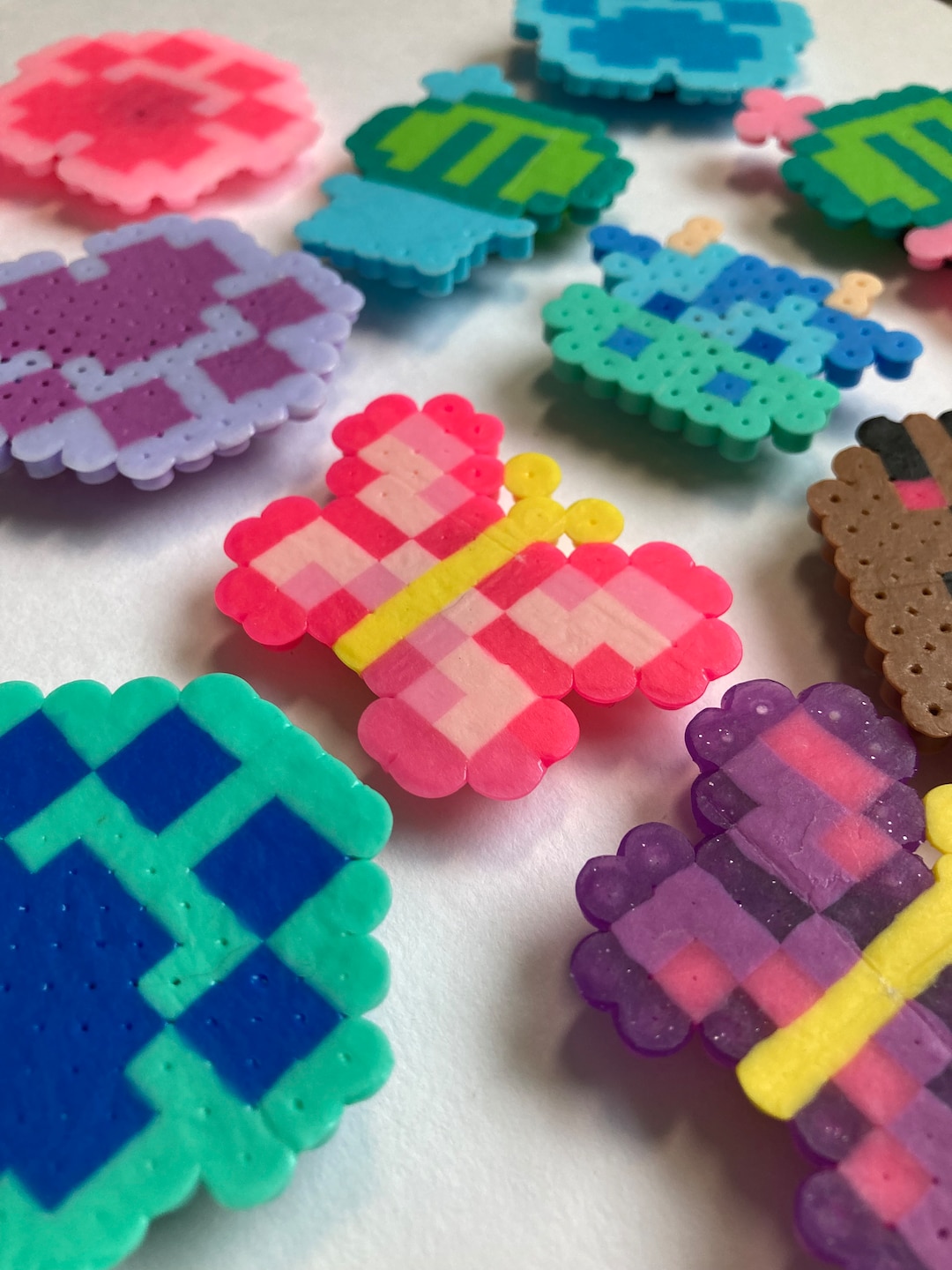 Perler Bead Magnets Animal Insect Plants Crafts - Etsy