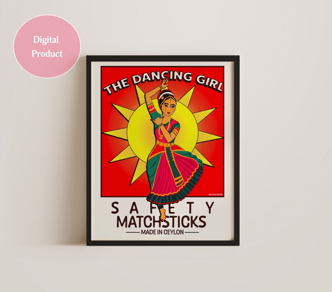 CEYLON MATCHSTICK POSTER| Sri Lanka Poster, Bharatanatyam Dance, Tamil ...