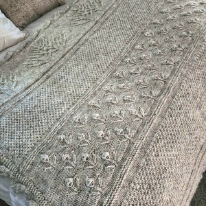 Large Tree of Life Knitted Blanket Pattern Detailed and Expanded - Etsy