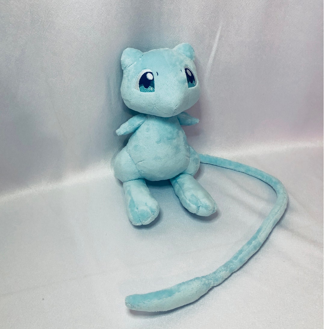 Commission** Medium Shiny Mew Plush Pokemon Inspired - Etsy