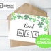 Nerdy Good Luck Card, Printable, Chemistry Card, Science Card, Periodic ...