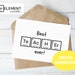 Science Teacher Thank You Card: Periodic Table Gift (digital Download ...