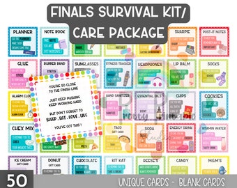 College Care Package - College Gift Tag - College Survival Kit ...