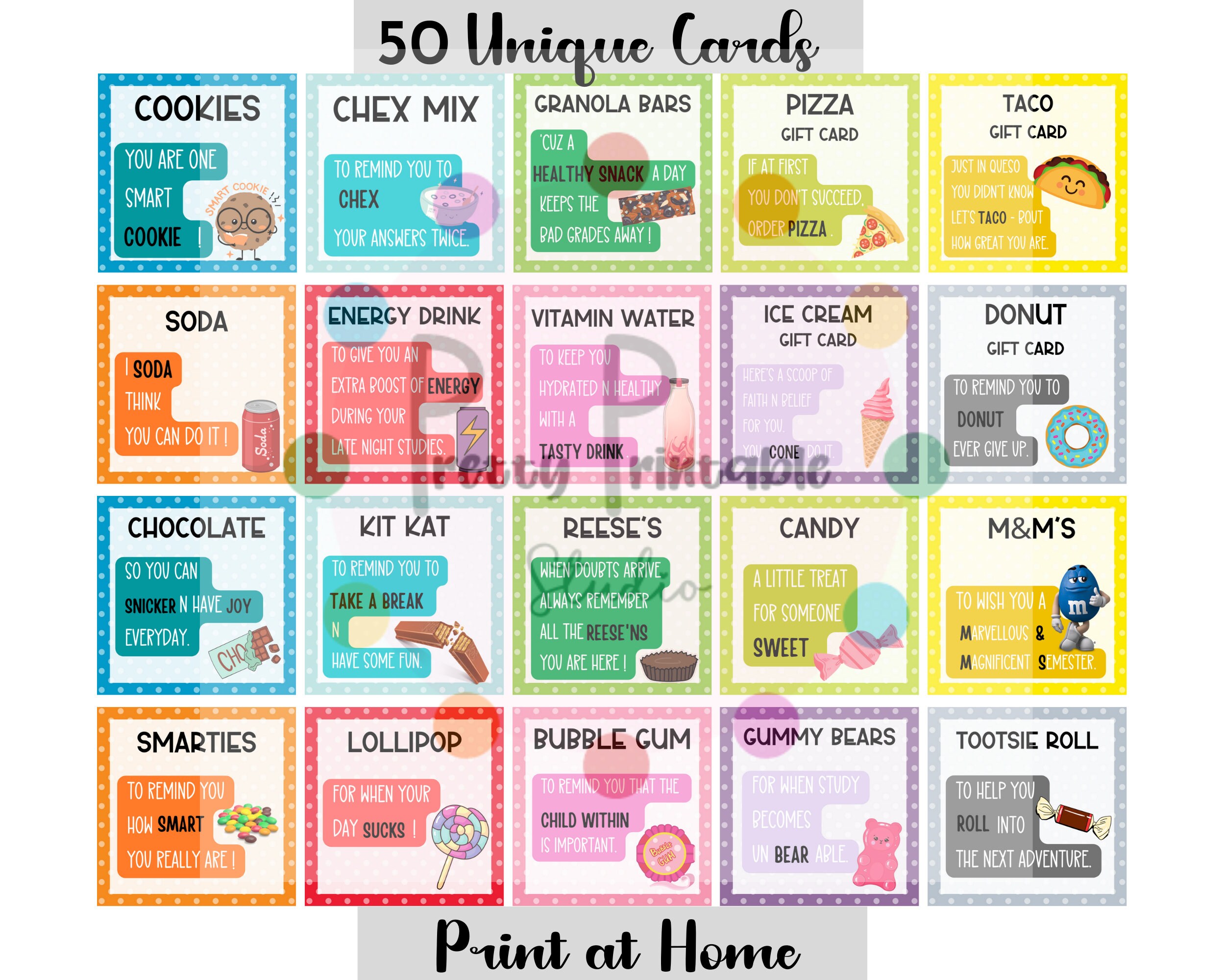 College Care Package - College Gift Tag - College Survival Kit ...