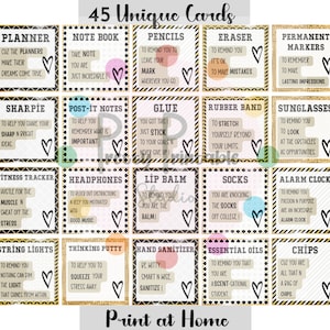 College Care Package - College Gift Tag - College Survival Kit ...