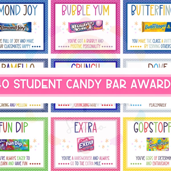 Candy Certificates - Etsy