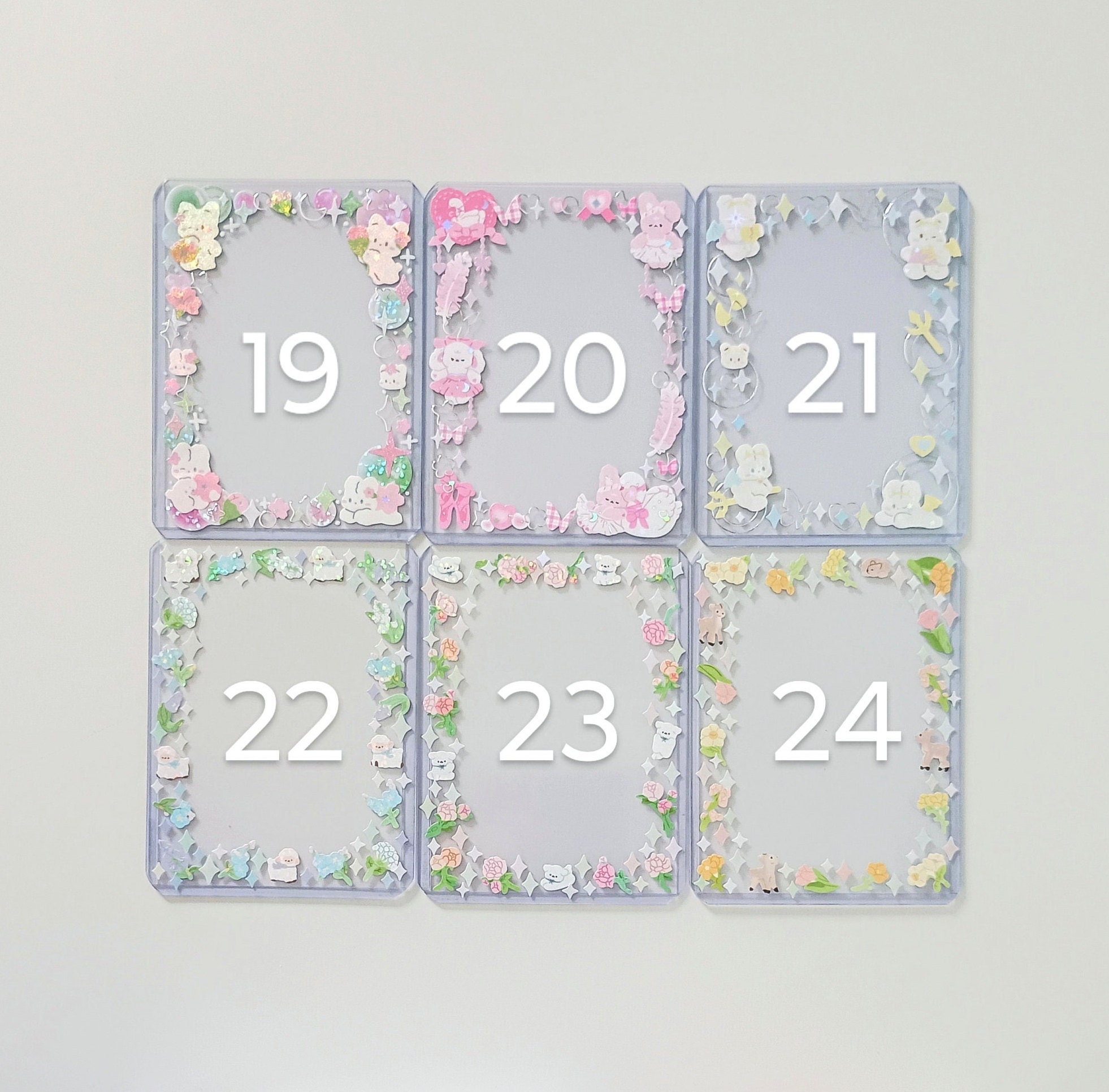 Cute Premade Decorated Toploaders | Toploader Deco - Etsy