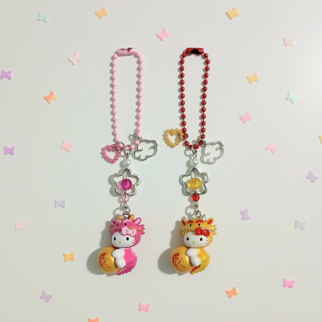 Cute Kitty Keychains - Etsy
