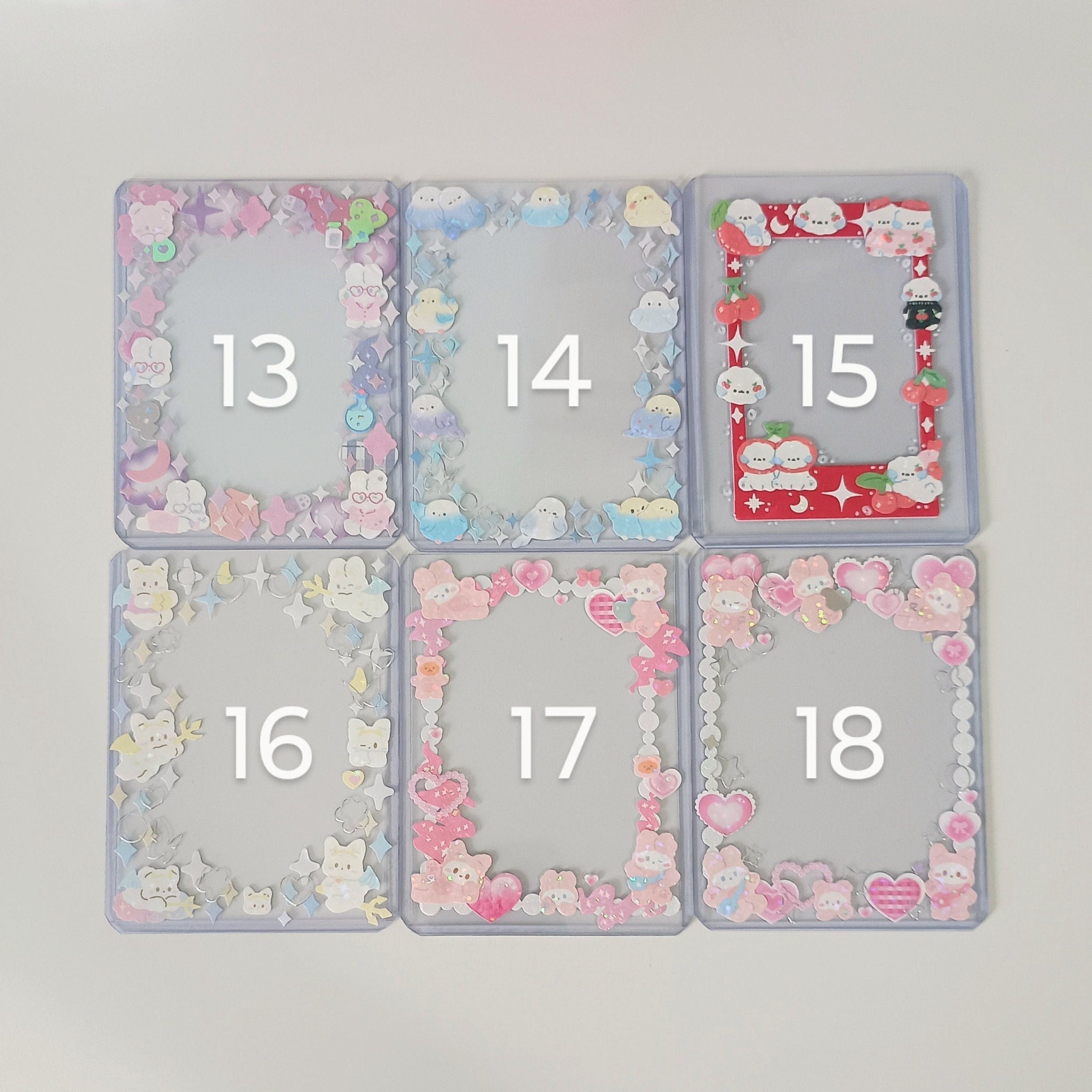 Cute Premade Decorated Toploaders | Toploader Deco - Etsy