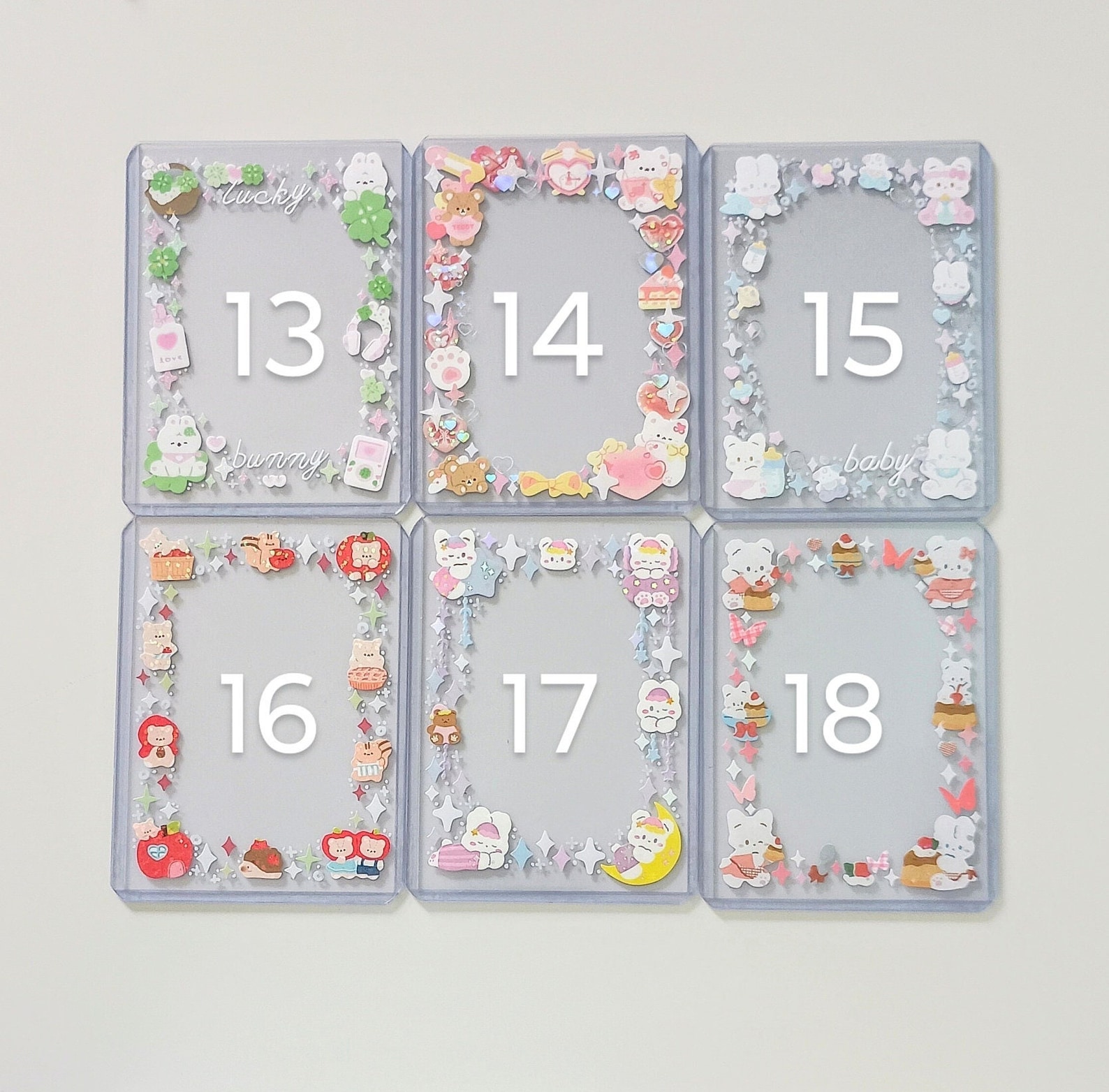 Cute Premade Decorated Toploaders | Toploader Deco - Etsy