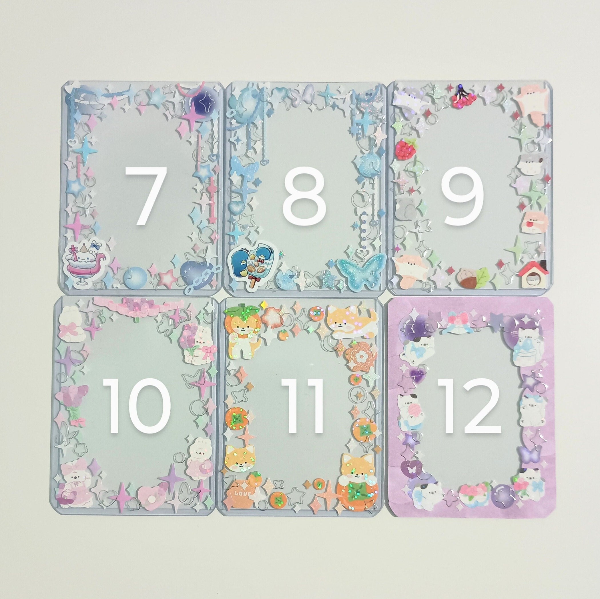 Cute Premade Decorated Toploaders | Toploader Deco - Etsy