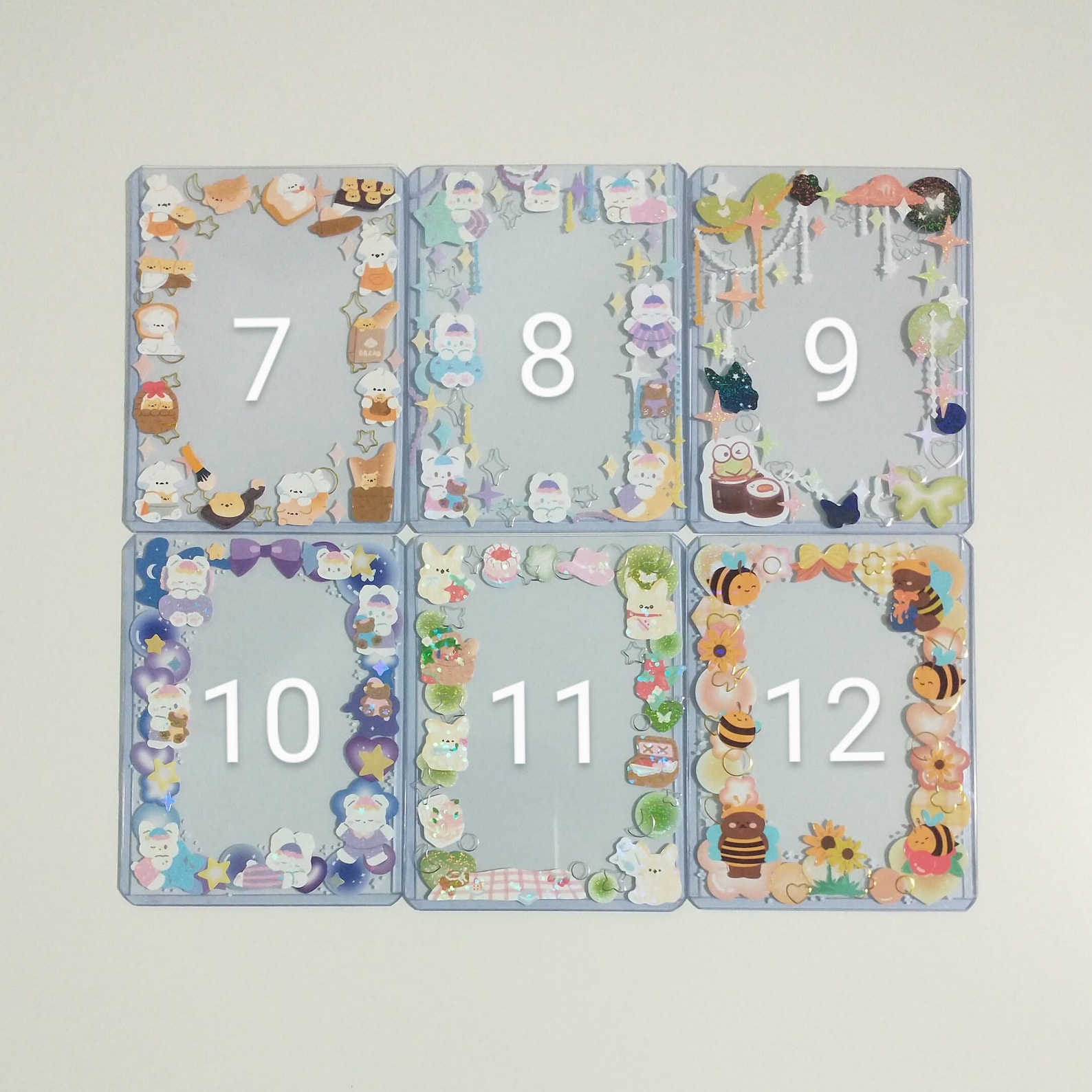 Cute Premade Decorated Toploaders | Toploader Deco - Etsy