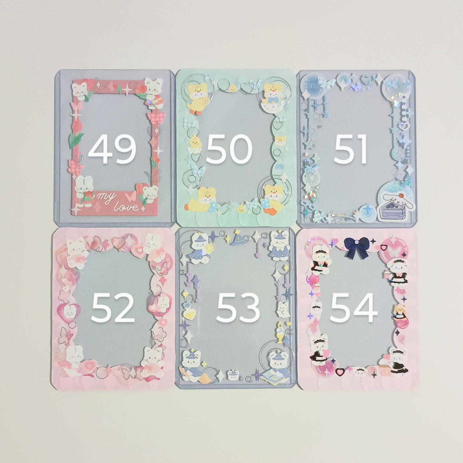 Cute Premade Decorated Toploaders | Toploader Deco - Etsy