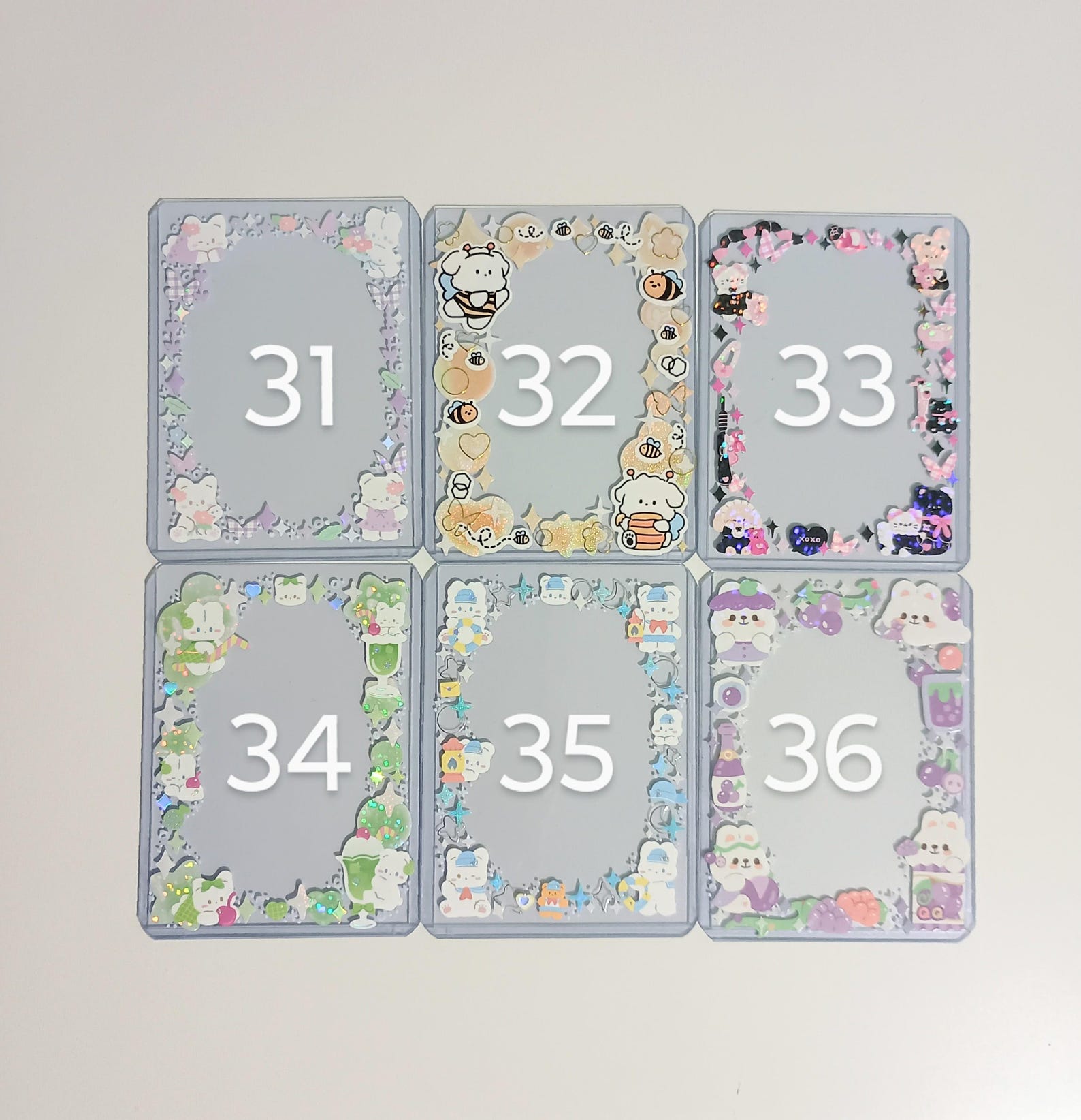Cute Premade Decorated Toploaders | Toploader Deco - Etsy