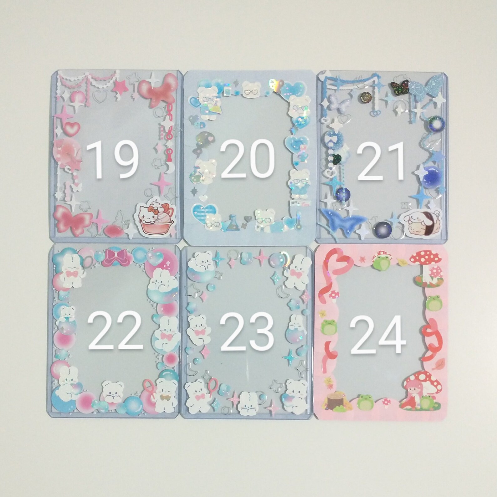 Cute Premade Decorated Toploaders | Toploader Deco - Etsy