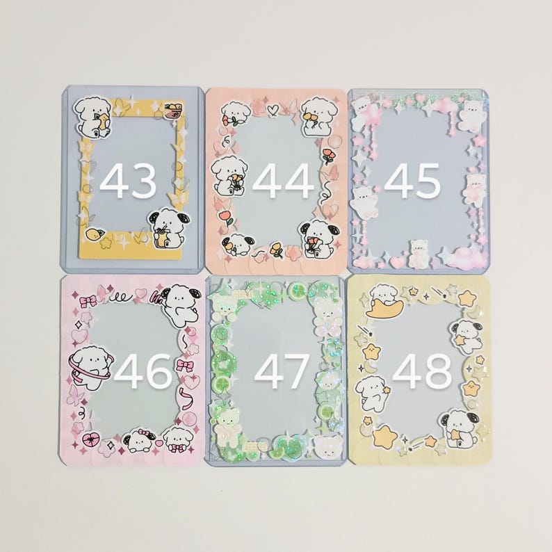 Cute Premade Decorated Toploaders | Toploader Deco - Etsy