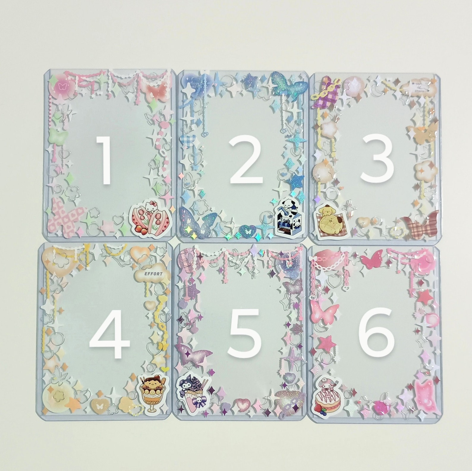 Cute Premade Decorated Toploaders | Toploader Deco - Etsy