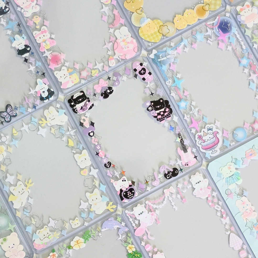 Cute Premade Decorated Toploaders | Toploader Deco - Etsy