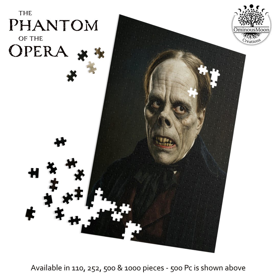 The Phantom of the Opera Jigsaw Puzzle, Lon Chaney Phantom Puzzle ...