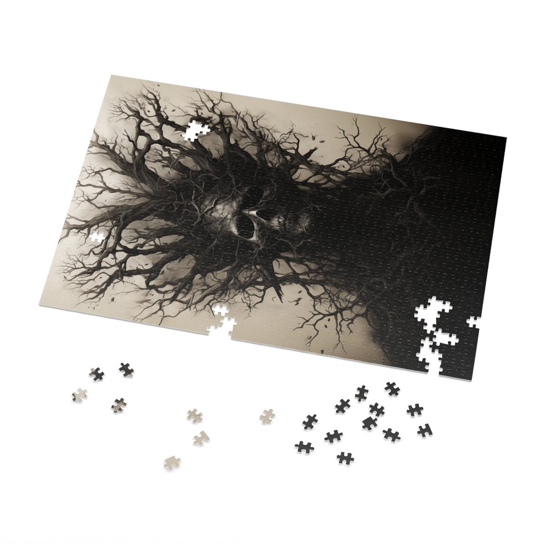 Dark Tree of Life #2 Unique Jigsaw Puzzle, 252, 500, 1000 Piece ...